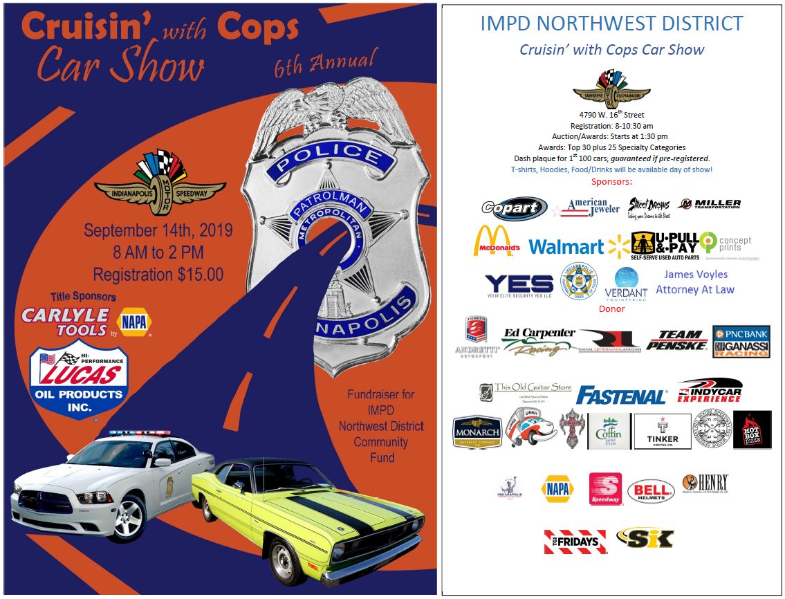 IMPD Northwest District Car Show PTRA